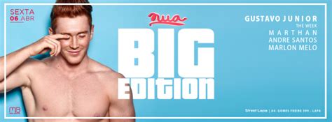 Nua Big Edt Sex Abr H Street Lapa Em Rio De Janeiro Sympla