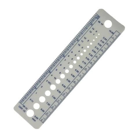 1 шт спицевой Калибр дюймов см Линейка Инструмент 16x4 см размер размер Великобритании США
