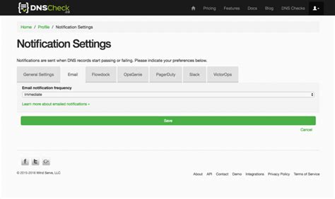 DNS Check 免費網站監測服務每五分鐘自動檢查回傳 DNS 紀錄是否異動 免費資源網路社群