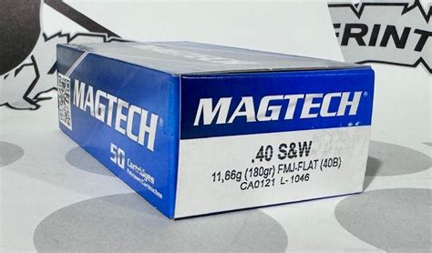 Below Cost Magtech 40sandw 180gr Fmj Flat Point 50rds 40b Handgun Ammo