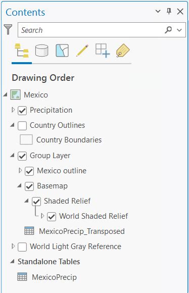 Contents Pane—arcgis Pro Documentation
