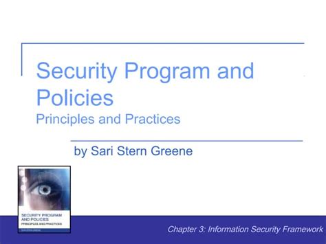 Chapter 3 Information Security Framework Ppt