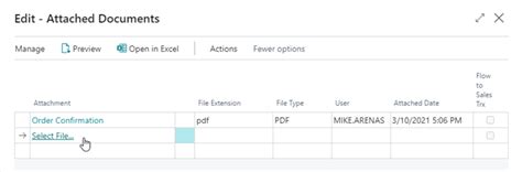 Attaching File Documents In Business Central Evolution Business Systems