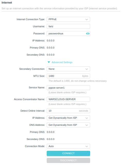 Konfigurasi Pppoe Server Dan Pppoe Client Blog Warscloud