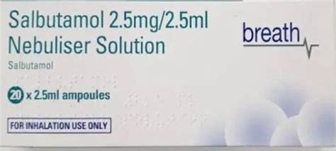 Salbutamol Nebuliser Solution At ₹ 20 Bottle Salbutamol Sulphate Syrup In Nagpur Id