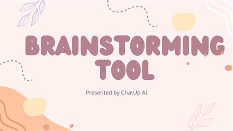 Free Brainstorming Tools Chatbot Spark Ideas No Login