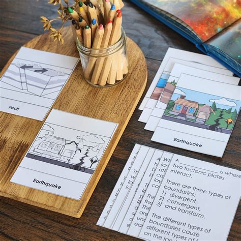 Earthquake Matching Cards Geography Science Montessorikiwi