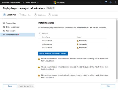 Azure Stack Hci Deployment With New Cluster Creation Extension Virtualization Howto