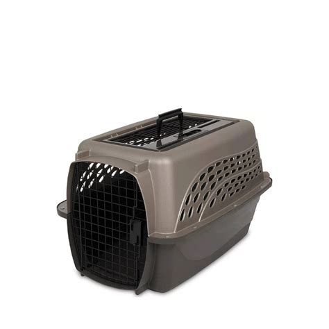 Petmate 2 Door Top Load Crate Tan 24in Bones Pet Stores