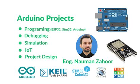 Do Stm32 Esp32 And Arduino Projects With Simulation And Detailed Documentation By Nomiiraja