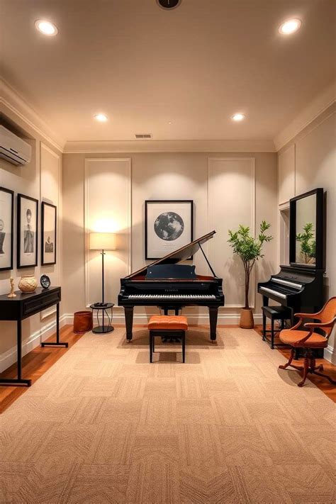 24 Creative Piano Room Ideas For Music Lovers And Design