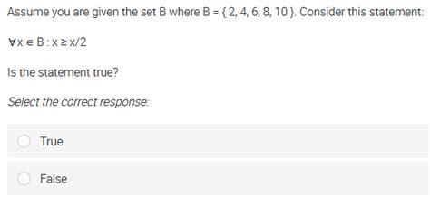 Solved Assume You Are Given The Set B Where B 2 4 6 8 10 Chegg Com