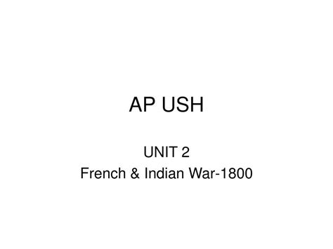 Ppt Ap Ush Powerpoint Presentation Free Download Id3388327