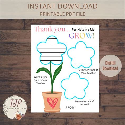 Teacher Appreciation Week Printable Teacher Appreciation Template For