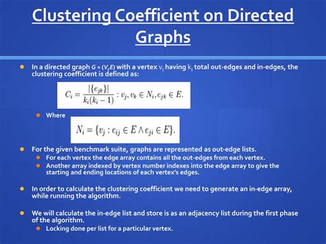 Ppt Parallelizing Graph Algorithms Extending Ssca Benchmark