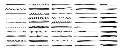 Premium Vector Hand Drawn Scribble Lines Swift Crossed And Wavy