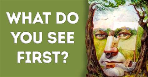 Psychology Pictures What Do You See Test What Do You See First