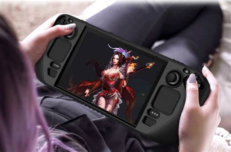 Защитный чехол бампер Vktech для Steam Deck Oled Black фото отзывы характеристики в