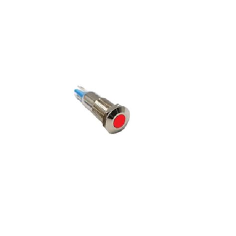 Red 10 24v 8mm Led Metal Indicator Light
