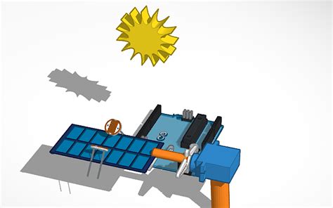 3d Design Solar Tracker Design Model Tinkercad