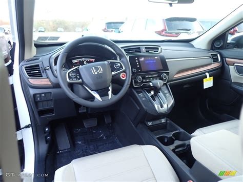 Ivory Interior 2020 Honda Cr V Ex Awd Photo 140083088