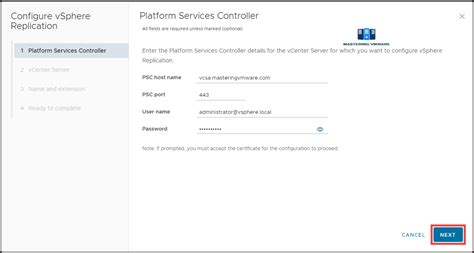 Configure Vsphere Replication Appliance Mastering Vmware