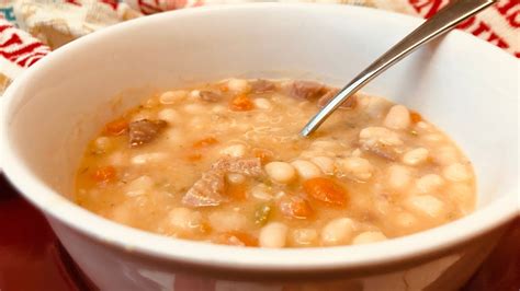 Creamy Navy Bean Soup An Easy And Delicious Recipe Youtube