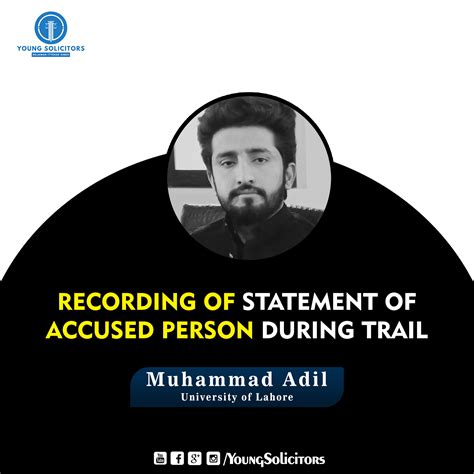 Recording Of Statement Of Accused Young Solicitors