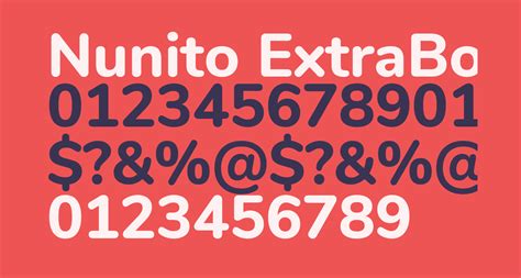 Nunito Extrabold Free Font What Font Is Nunito Extrabold Free Font What Font Is