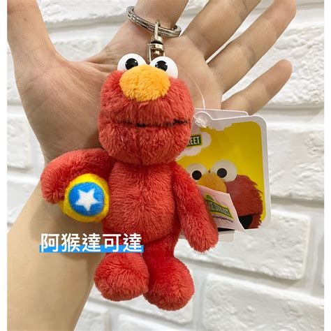 阿猴達可達 Japan日本限定 Nici 芝麻街 Elmo 餅乾怪獸 娃娃吊飾 鑰匙圈 超精緻 全新特價 蝦皮購物