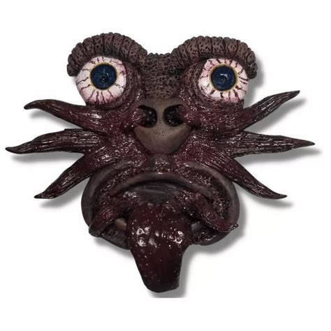Creepy Polymer Clay Monster Art