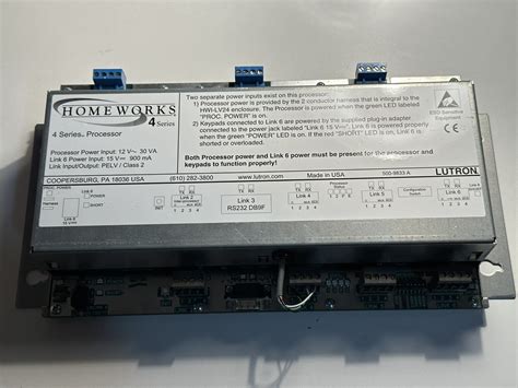Lutronhomeworks4seriesprocessorh4 H48 12060daye251 For Sale