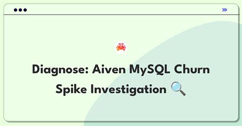 Aiven Mysql Churn Spike Root Cause Analysis Interview Nextsprints