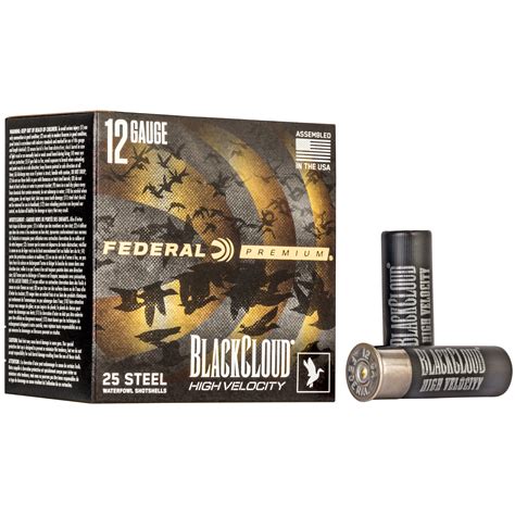 Federal Black Cloud 12 Gauge 3 Inch Bb Hv 25 250