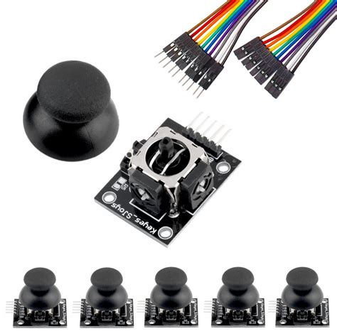 Wwzmdib 6 Pcs Joystick Rrf12 Module Compatible With For Arduino Raspberry Pi Thumb Analog