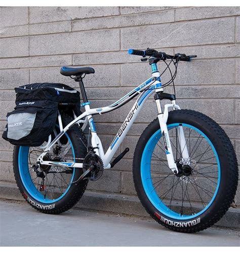 광폭타이어 자전거 성인 두꺼운 와이드 변속 입문용 팻바이크 산악 자출용 Mtb 오프로드 바퀴큰 출퇴근 티몬