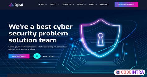 Cybal Cyber Security Php Template Codeintra