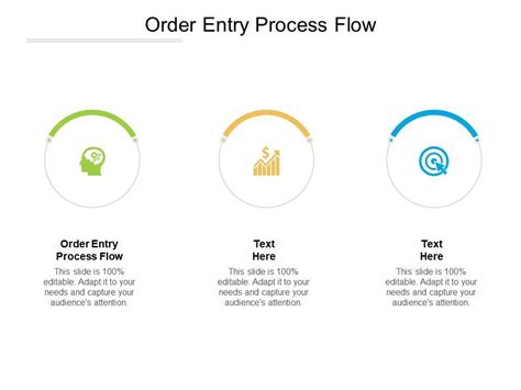 Order Entry Process Flow Ppt Powerpoint Presentation Summary Diagrams