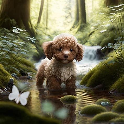 숲속의 강아지 Ai 그림 Ai Art