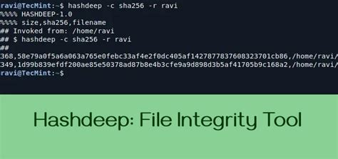 Hashdeep A Tool For File Integrity And Forensics