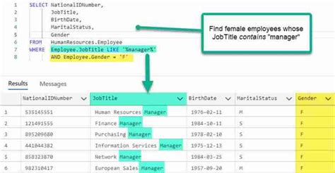 Sql Where Like Essential Sql