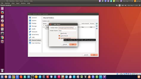 virtualbox mapping shared folder on ubuntu server guest through rc