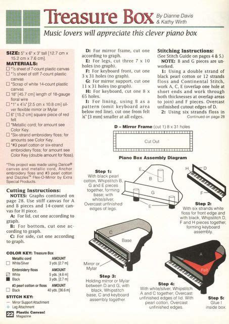 Diy Plastic Canvas Keyboard