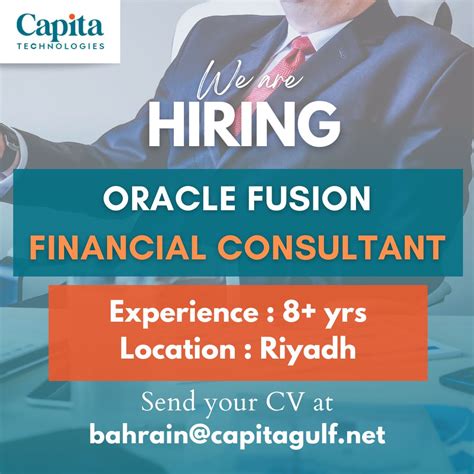 Oraclejobs Oraclefusionfinancecloudjobs Oraclefusionfinancecloud… Capita Technologies