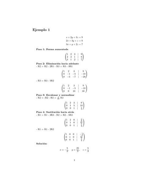 Sistema De Ecuaciones Gauss Jordanwgatzk0nzp Pdf