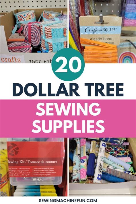 Affordable Sewing Supplies At Dollar Tree