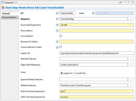 Xtext Sirius Integration User Guide