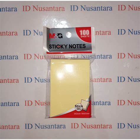 Memo Stick Sticky Note Yellow Memo Paper 3x2 Inch Shopee Malaysia