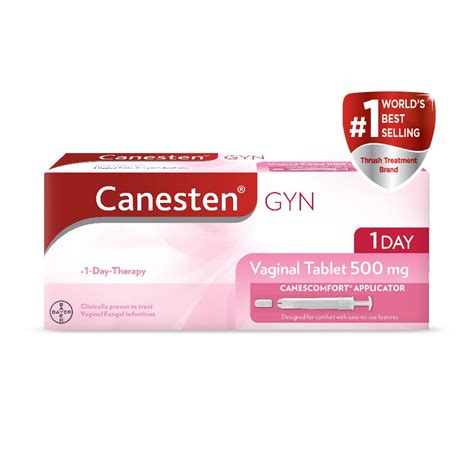 Canesten® Gyn 1 Day Therapy Vaginal Tablet 500 Mg Canesten Singapore