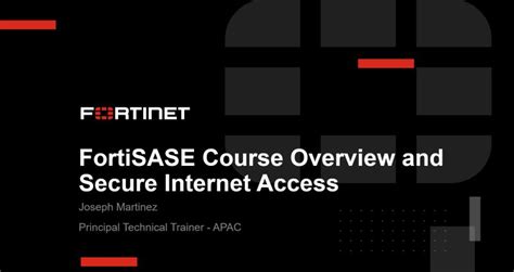 Fortisase Secureinternetaccess Cybersecurity Fortinet Thomas Knecht
